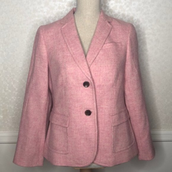 Talbots | Jackets & Coats | Talbots Petite Wool Blend Herringbone ...